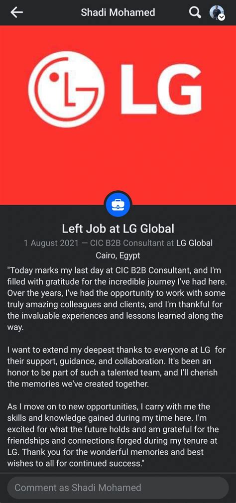 shadi mohamed on linkedin today marks my last day at cic b2b