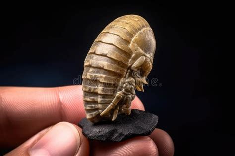 A Single Trilobite Fossil A Tiny Specimen Of The Ancient And Mysterious