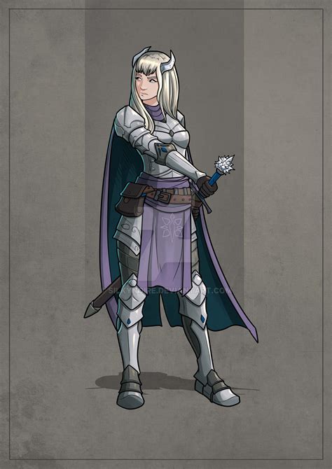Tiefling Paladin By Silkynoire On Deviantart