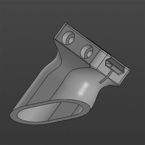 Parametric Front Grip Hand Grip・free Stl File For 3d Printing・cults