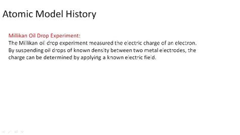 Millikan Model Of The Atom