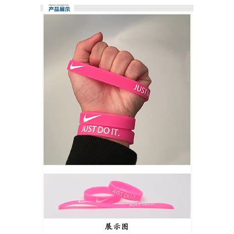 แถบข้อมือเสื้อ Wristbandjust Doit ไนกี้สายรัดข้อมือซิลิโคนสายรัดข้อมือ