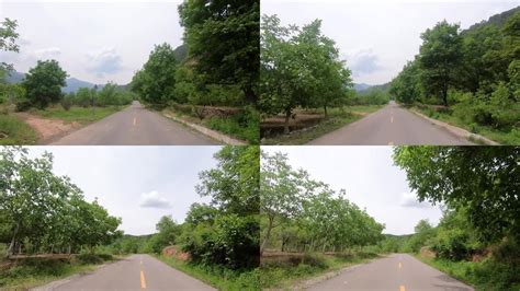 乡村柏油路视频素材下载