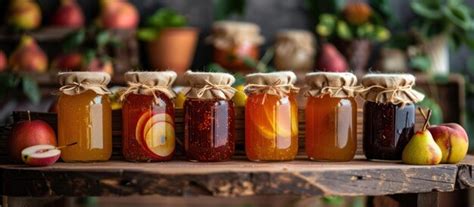 Premium Photo Assorted Jars Filled With Various Liquids