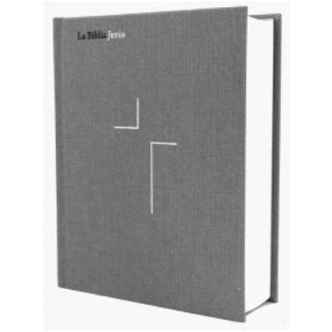Biblia Jesús Nvi Tapa Dura Gris Librería Kyrios