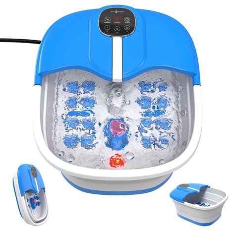 Buy Collapsible Foot Bath Spa With Heat And Massage 3 Heater Settings