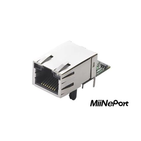 MiiNePort E H MOXA MOXA Device Server Ethernet Port Serial Port Ethernet Interface