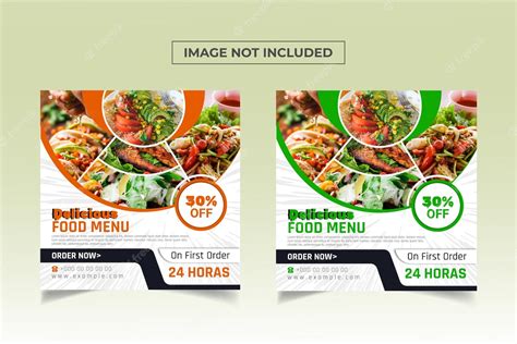 Premium Vector Fresh Healthy Food Social Media Banner Template