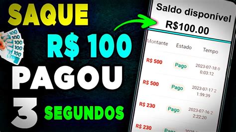 SAQUE R 100 GRÁTIS NO PIX APP PAGANDO 100 REAIS DE GRAÇA YouTube