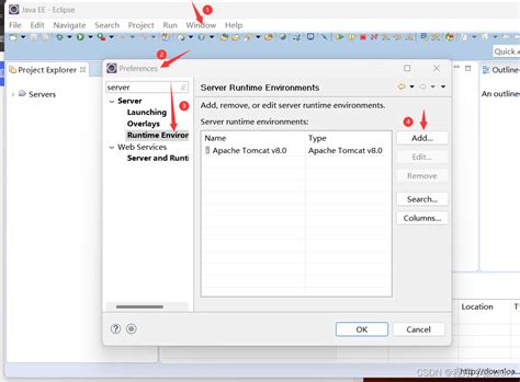 Eclipse软件添加tomcat 和jdk 的步骤eclipse Tomcat11 Csdn博客