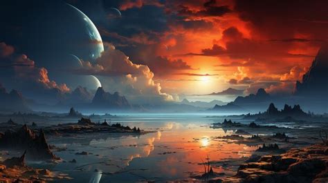 Premium AI Image Amazing Night Sky Created Via AI