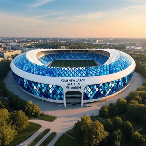 View Modern Architecture Stadium Premium Ai Generated Image