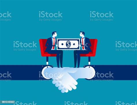 商業企業和商業協定概念業務向量插圖平面商業卡通 設計人物風格向量圖形及更多一起圖片 一起 人 付錢 Istock