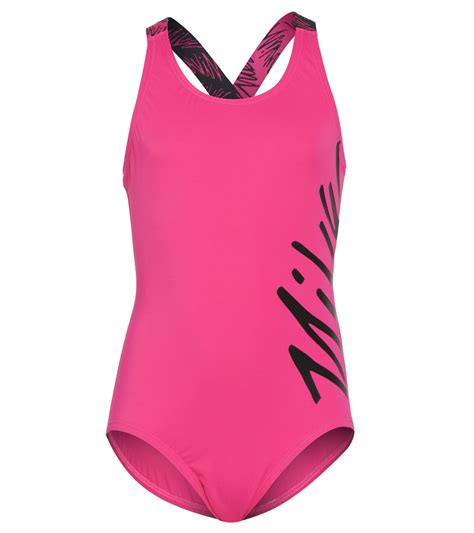 Bulk Order On Nike Girls Script Logo Crossback One Piece Swimsuit Big