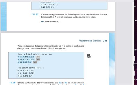 Solved Python Column Sorting Implement The Following
