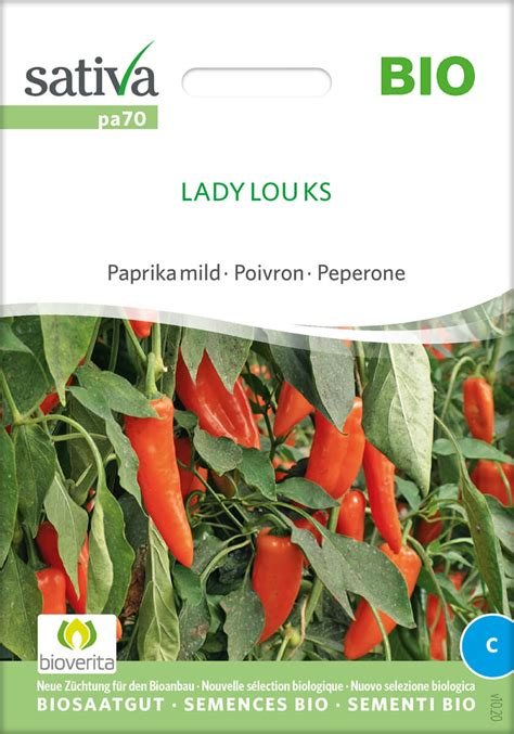 Lady Lou Ks Paprika 🌱 Bio Samen Saatgut Kaufen 306