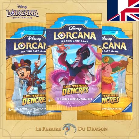 Booster Les Terres D Encres Disney Lorcana Trading Card Game