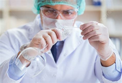 Forensics Investigator Working In Lab On Crime Evidence The Forensics