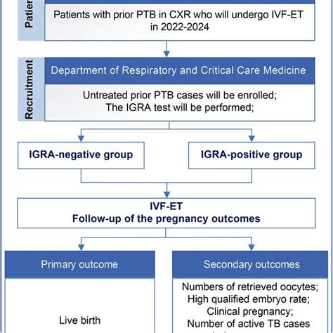 Flow Chart Of The Study Design Ptb Pulmonary Tuberculosis Cxr Chest