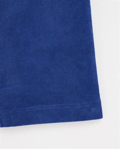 Oliver Bonas Corduroy Wide Leg Trousers In Cobalt Endource
