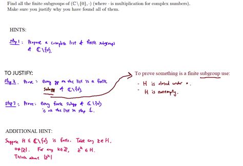 solved find all the finite subgroups of c {0} ⋅ where ⋅