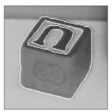 Block With Three Closed Non Self Intersecting Contours Defined By The