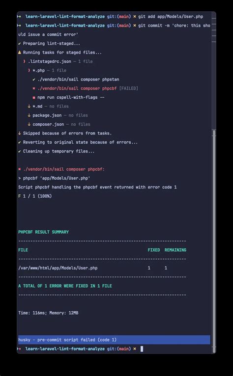Adding Linting Formatting Static Code Analysis To A Laravel Project