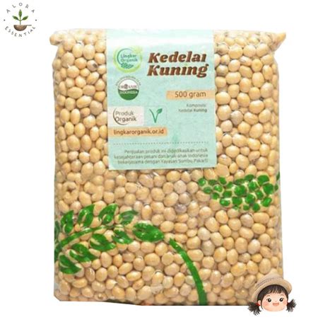 Lingkar Organik Kacang Kedelai Kuning Gr Kacang Kedelai Organik Lazada Indonesia