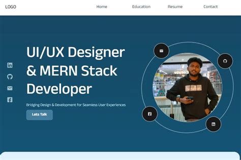 Amal K On Linkedin Website Profile Github Git React Frontend