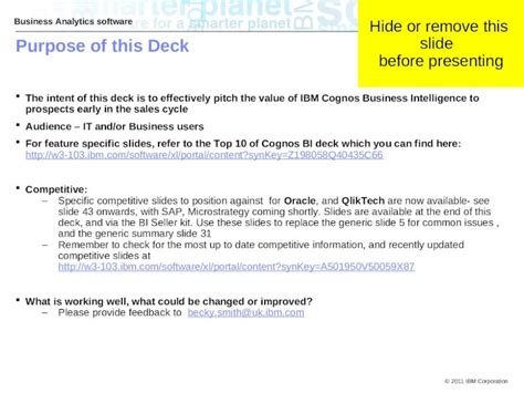 Ppt Ibm Cognos Bi Overview Dokumentips