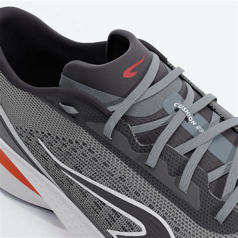 Mens Running Shoes Kiprun Cushion 500 Grey Kiprun Decathlon