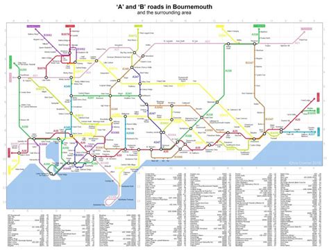 File Bournemouth Road Map Meets Tube Map  Roader S Digest The