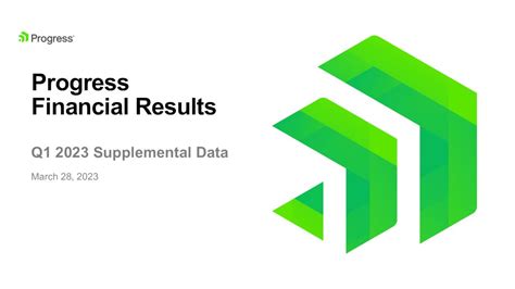 Progress Software Corporation 2023 Q1 Results Earnings Call Presentation Nasdaq Prgs