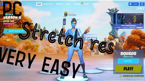 How To Get Stretch Res On Fortnite Pc 4K Quality YouTube