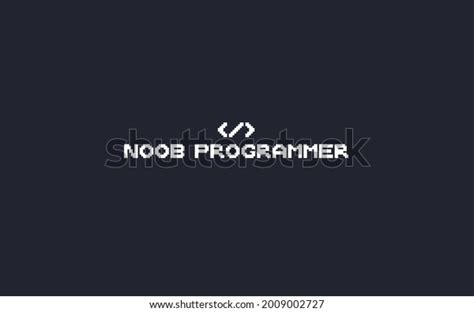 Noob Programmer Simple Background Flat Design เวกเตอร์สต็อก ปลอดค่าลิขสิทธิ์ 2009002727
