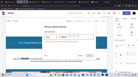 Unable To Verify Ownership For Custom Domain Despite Verification In Google Search Console