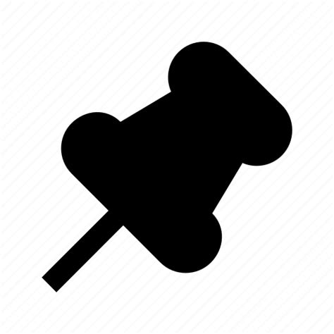 Thumbtack Pushpinoffice Material School Attachment Ui Icon