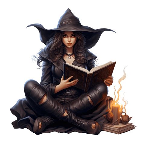 Dark Witch Sublimation Clipart Png Halloween Sublimation Pn Inspire