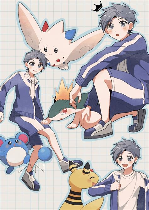 Ethan Marill Ampharos Togekiss And Quilava Pokemon And 1 More