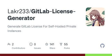 Github Lakr233gitlab License Generator Generate Gitlab License For