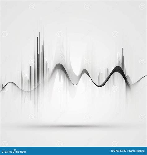 Black Sound Waves On A White Background Stock Illustration Illustration Of Background Music