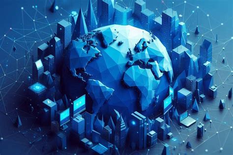 Blue Polygon Asset Store