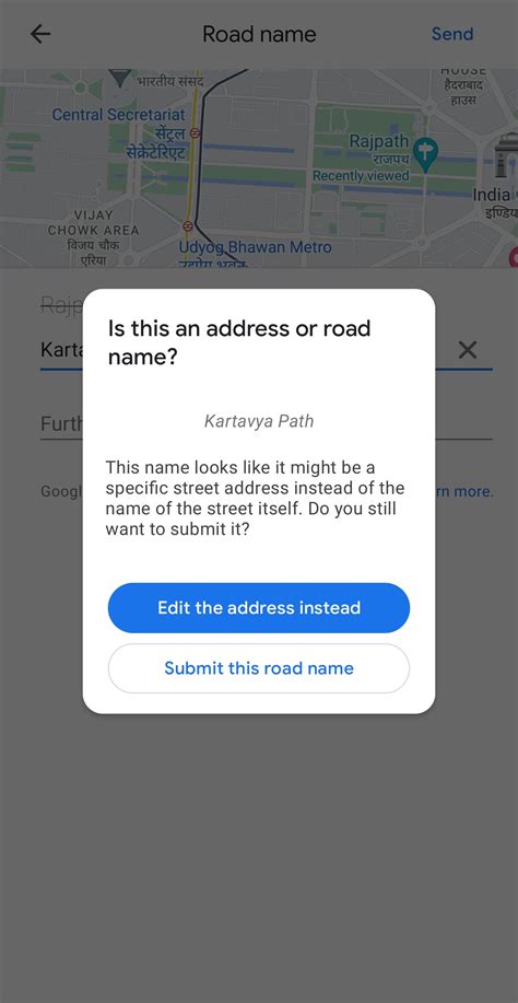 Renamed Rajpath To Kartavya Path On Google Maps R Delhi