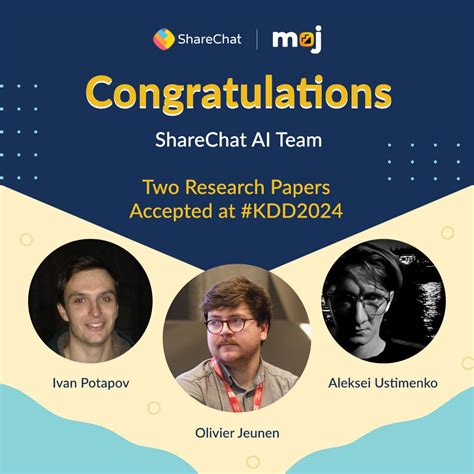 Kdd2024 Kdd2024 Ai Ml Decisionscience Contentcreation Sharechat
