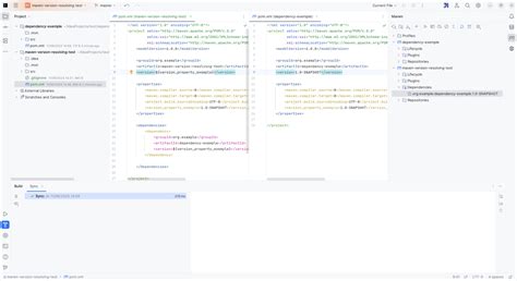 Intellij Cannot Resolve In Project Maven Dependencies When Using A Property For The Version
