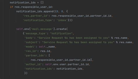 how to send user activity notification in odoo 14