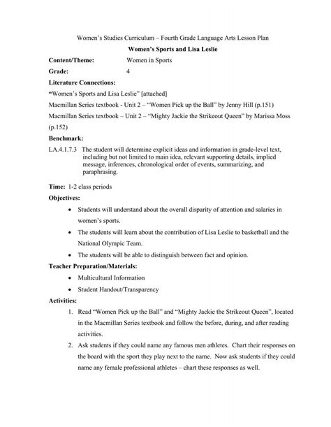 Kindergarden Multicultural Curriculum Lesson Plan The School