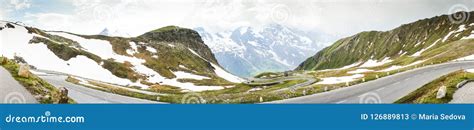Grossglockner Wysoka Alpejska Droga W Austria Obraz Stock Obraz złożonej z widok austria