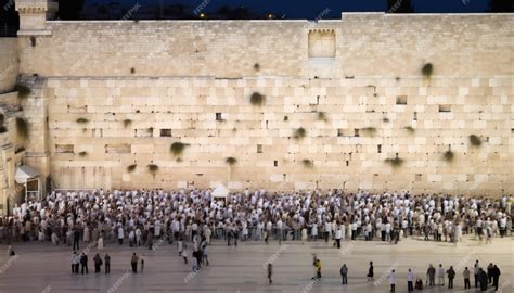 Premium Ai Image Western Wall Kotel Wailing Wall Jerusalem On Yom