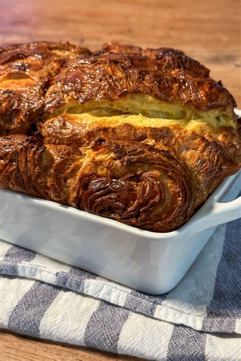 From Stale To Stellar A Bourbon Croissant Bread Pudding The Taste Edit